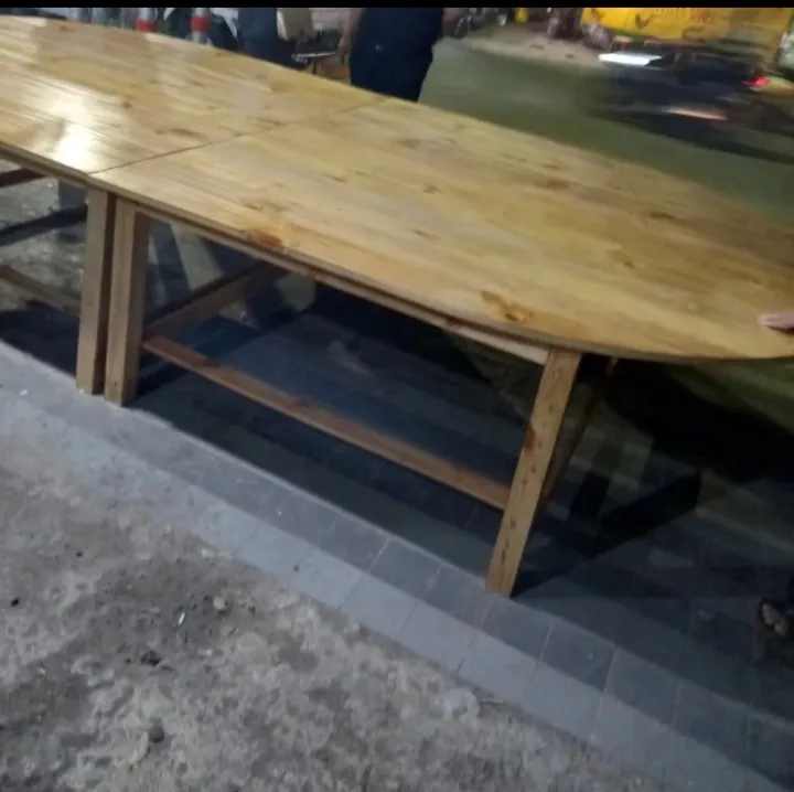 Meja Besar Oval Rapat/ Pertemuan/ Meeting/ Kantor Free Ongkir Surabaya ...