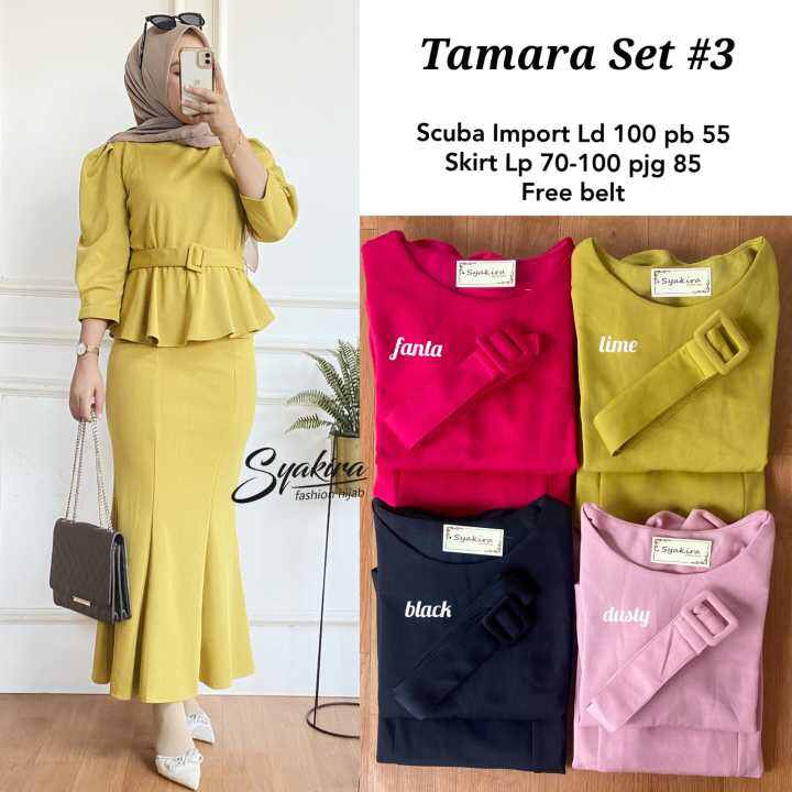 Tamara set 2 by syakira | Lazada Indonesia