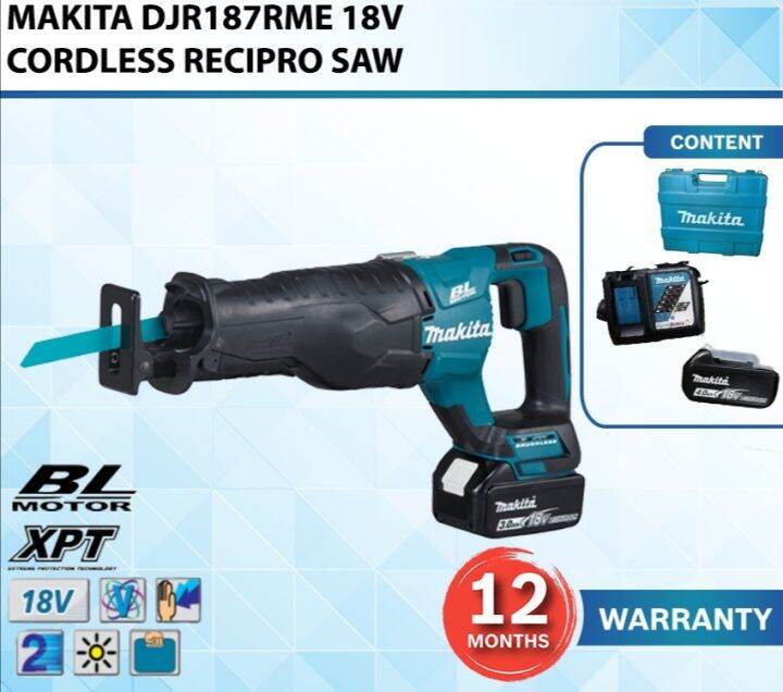 MAKITA DJR187RME 18V CORDLESS RECIPRO SAW | Lazada