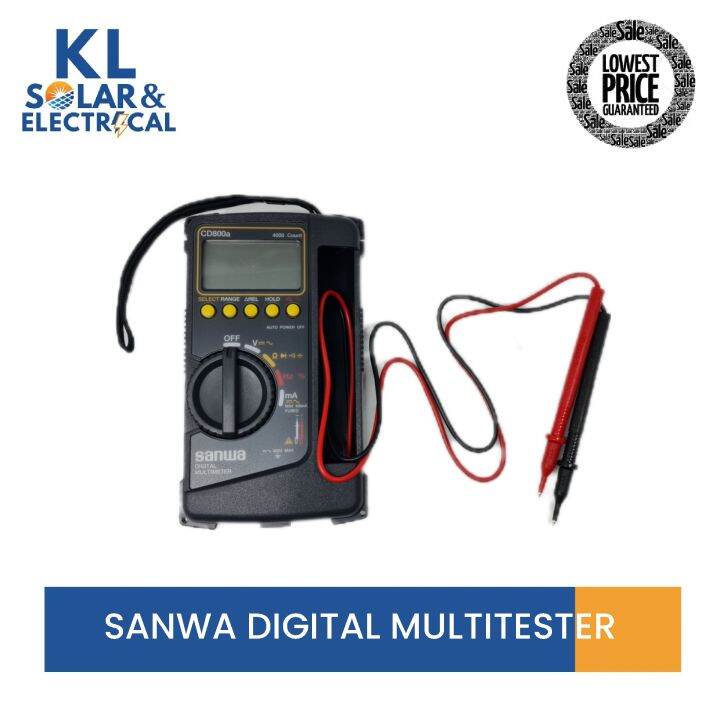 Sanwa Digital Multitester CD800a| Digital Multitester Maximum of 400 ...