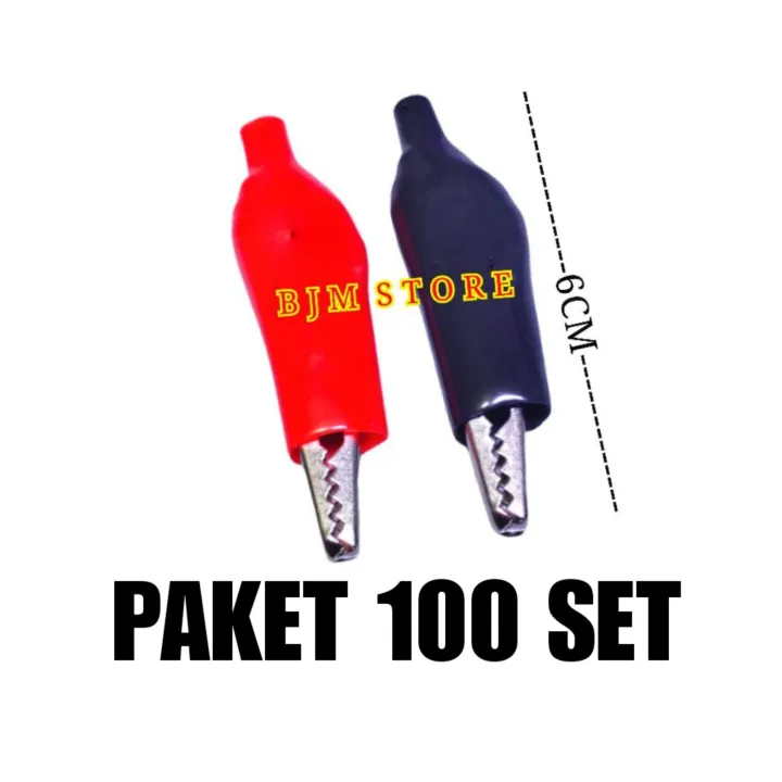 Paket 100 SET Jepit Buaya Besar - Capit Buaya Besar - Crocodile ...