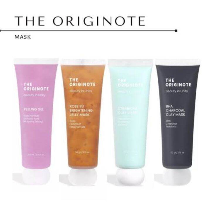 The Originote Cerabiome Clay Mask - The Originote Rose Jelly Mask - The ...