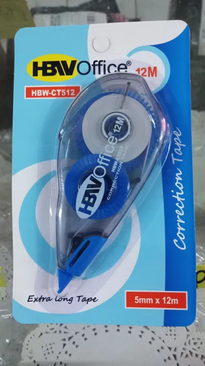 Hbw correction tape 12 meters. Kindly message me for inquiries ...