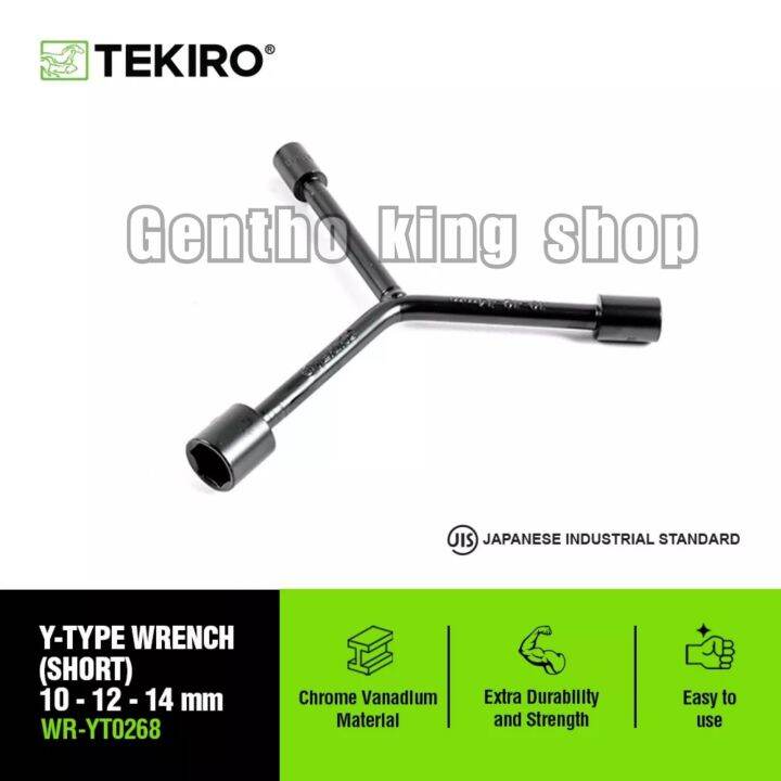 TEKIRO Y-TYPE SOCKET 10 - 12 - 14 MM / KUNCI SOK Y PENDEK / TOOLS ...