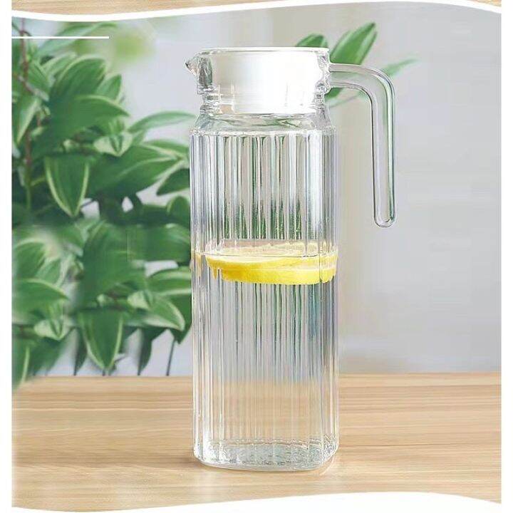 Glass Water Pot, Juice or Milk Glass Pitcher 500ML, 1L [Japan Made ...