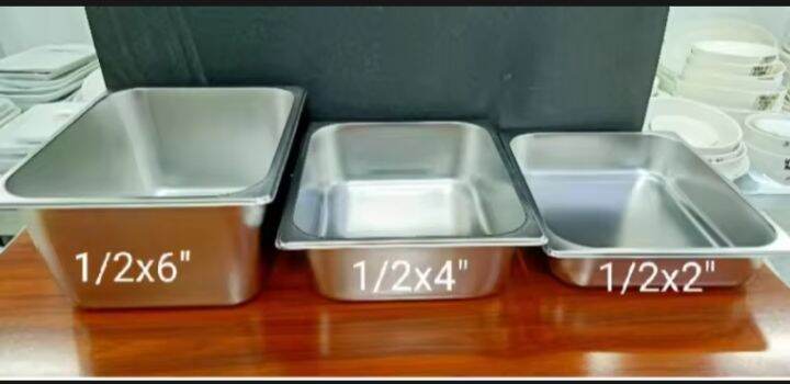 1/2 GASTRONORM FOOD PAN STAINLESS STEEL HALF SIZE | Lazada PH