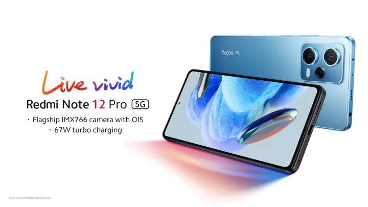 Xiaomi Redmi Note 12 Pro 5G 8GB RAM 256GB ROM 6.67" AMOLED DotDisplay ...