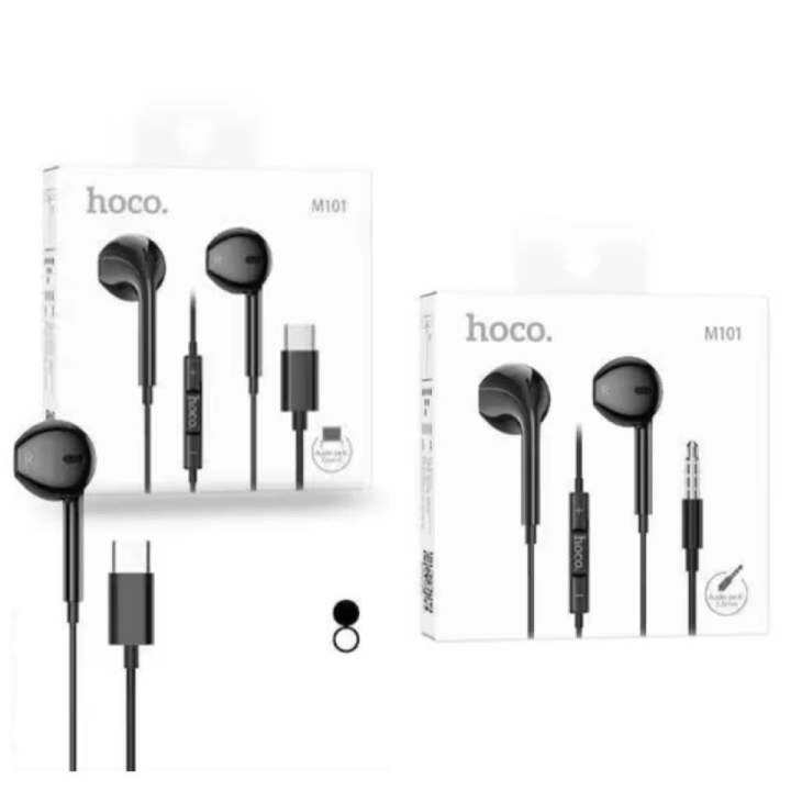 HOCO M101 , M101 Pro หูฟัง เอียร์บัด , อินเอียร์ พอร์ต Type-C / 3.5mm มี ไมค์ ปุ่มคอนโทรล รองรับ ...