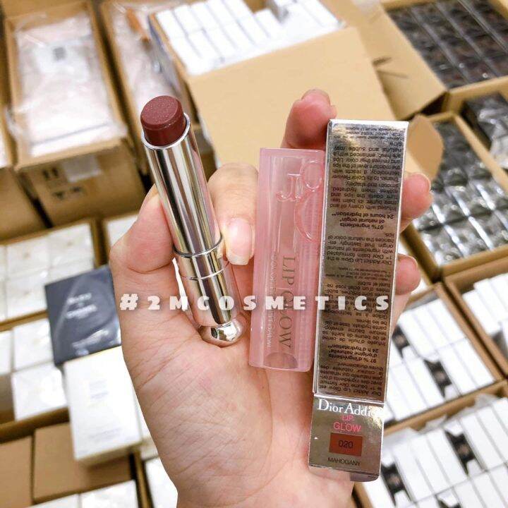 [DIOR] Son Dưỡng Dior Addict Lip Glow 020 Mahogany ( Mới Nhất ) | Lazada.vn