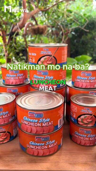 Purefoods Chinese Style Luncheon Meat 350g Original Chinese Spam Ham ...