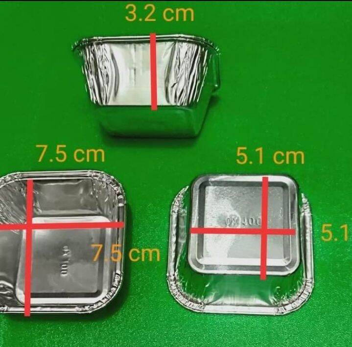 ALUMINIUM TRAY OX-100 - WADAH CUP ALUMINIUM FOIL TRAY - OX 100 | Lazada Indonesia