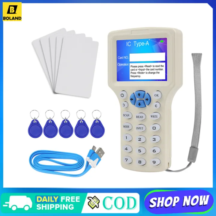 Boland 10 Frequency NFC Smart Card Reader Writer RFID Copier Duplicator ... Boland 10 Frequency NFC Smart Card Reader Writer RFID Copier Duplicator ...