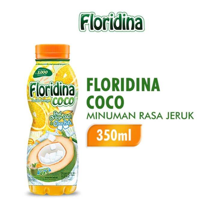 Floridina Coco floridaOrange 350 mL - minuman rasa jeruk dan air kelapa ...