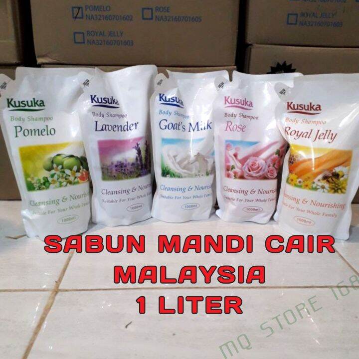 Sabun Mandi Cair Kusuka - Malaysia Kemasan Refil 1000ml | Lazada Indonesia