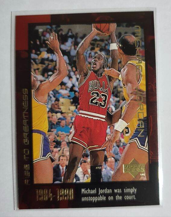 Michael Jordan Rise to Greatness NBA CARD | Lazada PH