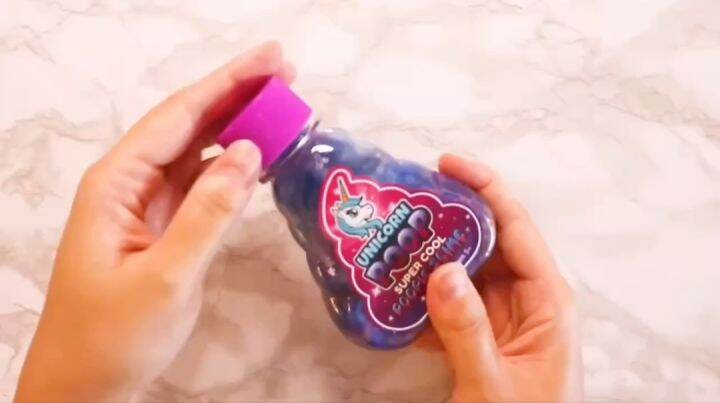 SLIME DIY - UNICORN POOP ASSORTED SUPER COOL SLIME POOPIE COLOURFUL ...