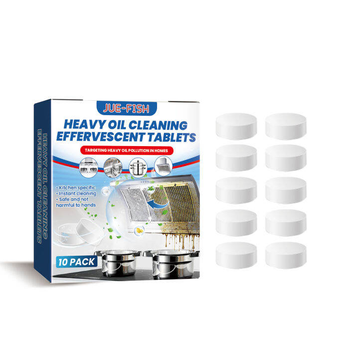 Jue-Fish Household Kitchen Grease Cleaner Effervescent Tablets Multi ...