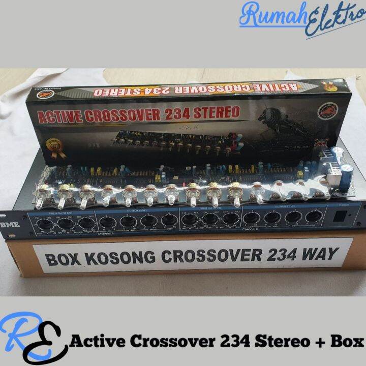 Kit Active Crossover 234 Stereo Plus Box Crossover 234 | Lazada Indonesia