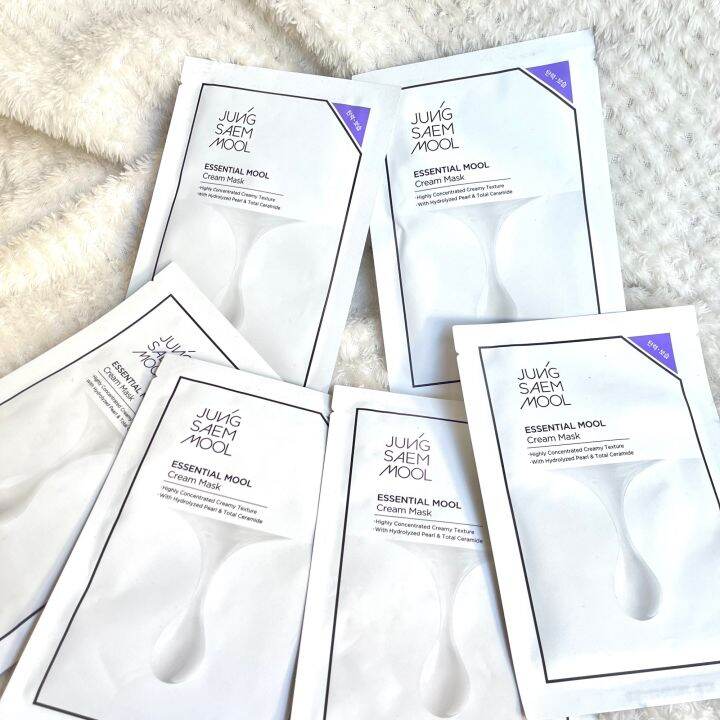มาร์คหน้า แผ่น Jung Saem Mool Essential mool cream mask 💜 หน้านุ่ม ชุ่ม ...