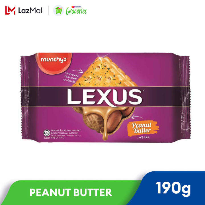 Munchy's LEXUS PEANUT BUTTER SANDWICH 190gm | Lazada