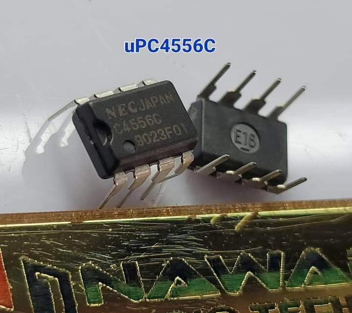 ic uPC4556C_made in japan อัพเกรต ทดแทน 4558 ~5532 (1pcs) | Lazada.co.th