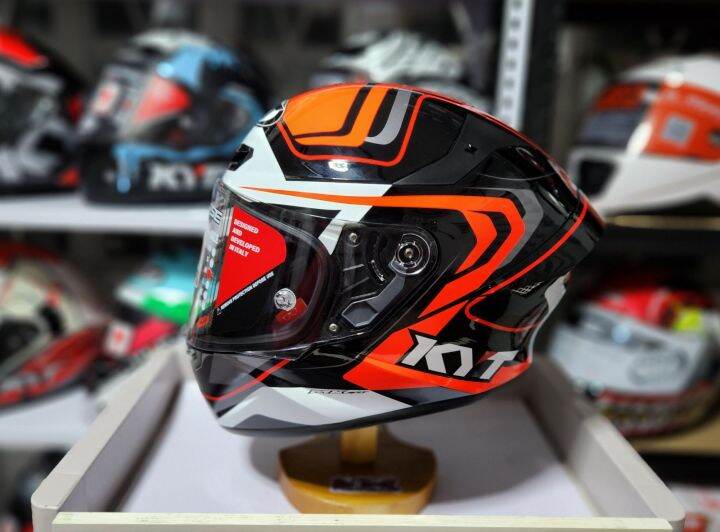 KYT TTC Overtech Black Orange (Medium) | Lazada PH