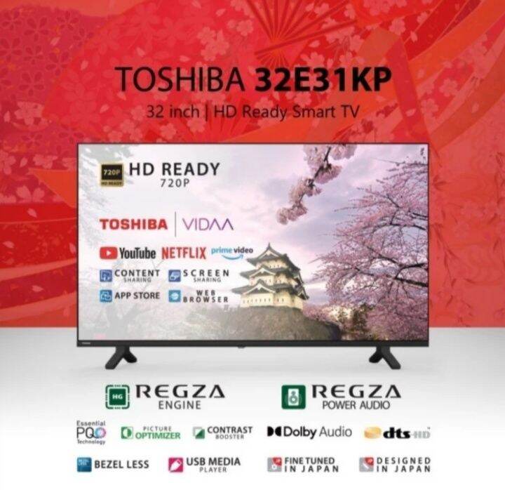 LED HD Smart TV Toshiba 32" 32E31KP | 32 inch in digital regza dts | Lazada Indonesia