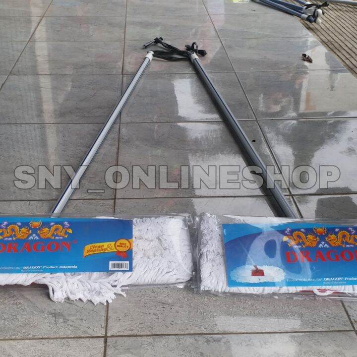 Pel Lobi / Lobby Mop / Pel + Gagang / Pel Dragon | Lazada Indonesia