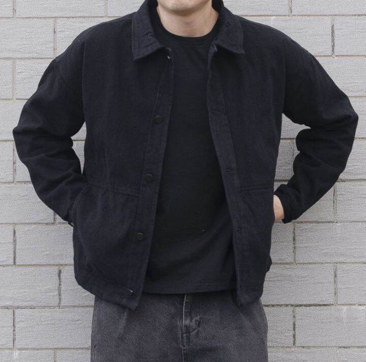 TAO Men's Fashion Collections เสื้อแจ็คเก็ตยีนส์แขนยาวผู้ชายเสื้อคลุม ...