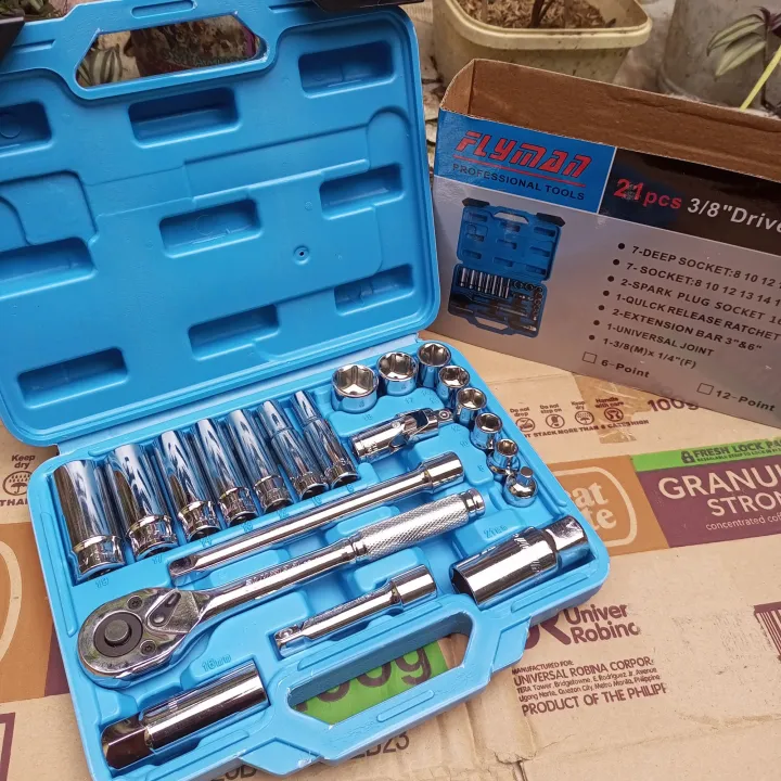 flyman 3/8dr socket set original flyman USA made | Lazada PH