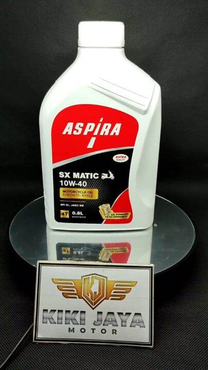 Oli Mesin Motor Matic Aspira SX 10W-40 Synthetic 0,8 Liter | Lazada Indonesia