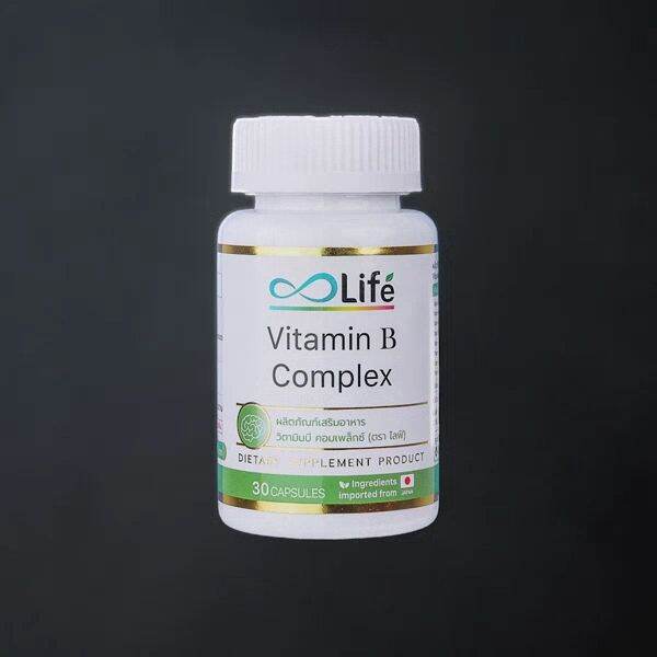 ไลฟ์ วิตามินบี คอมเพล็กซ์ Life Vitamin B Complex วิตามิน วิตามินบีรวม ...