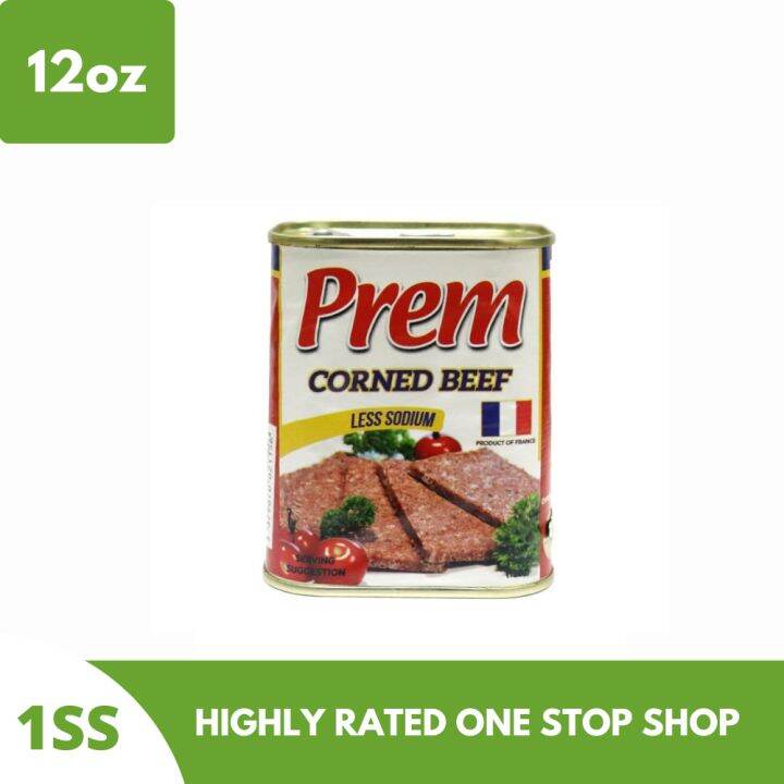 Prem Corned Beef Less Sodium, 12oz | Lazada PH