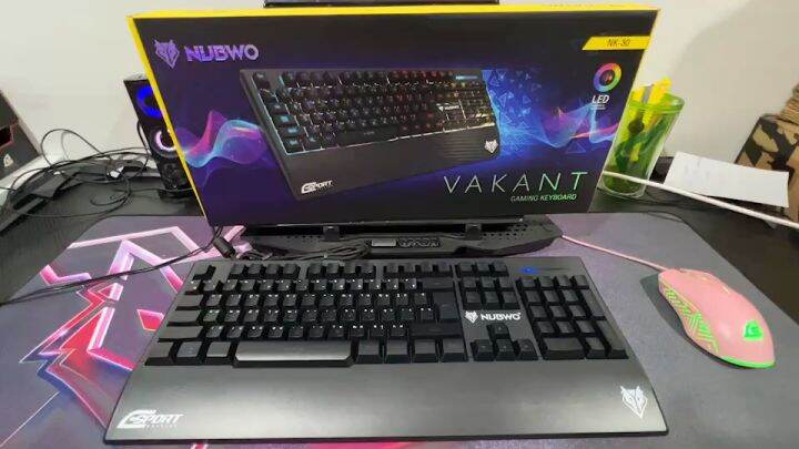 คีย์บอร์ดเกมส์มิ่ง NUBWO NK-30 VAKANT Gaming Keyboard ★ส่งไว | Lazada.co.th