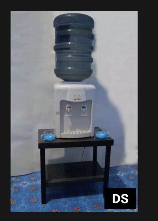 Meja Dispenser hitam dari kayu | Lazada Indonesia