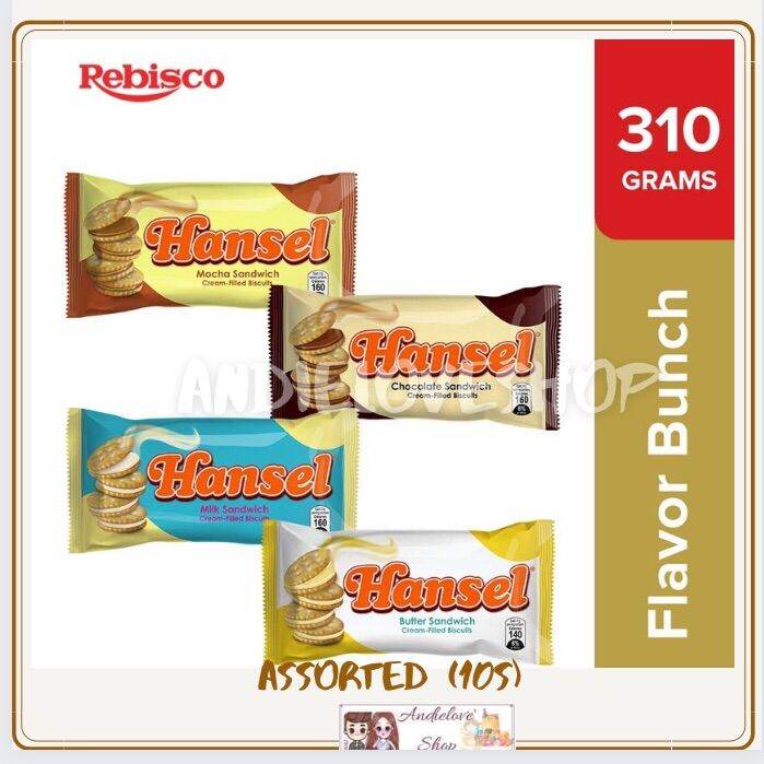 [FOOD] Hansel Flavor Bunch Sandwich Round Biscuit 31G X 10Pcs | Lazada PH