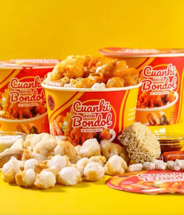 CUANKI INSTAN BONDOL JUMBOO ISI 200 GRAM/ CUANKI PEDAS / CUANKI HOT ...