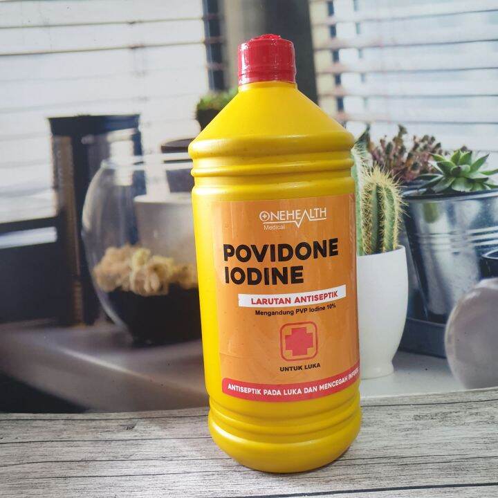 Povidon Iodin 1 Liter - Antiseptic solution povidon iodin 10% | Lazada ...