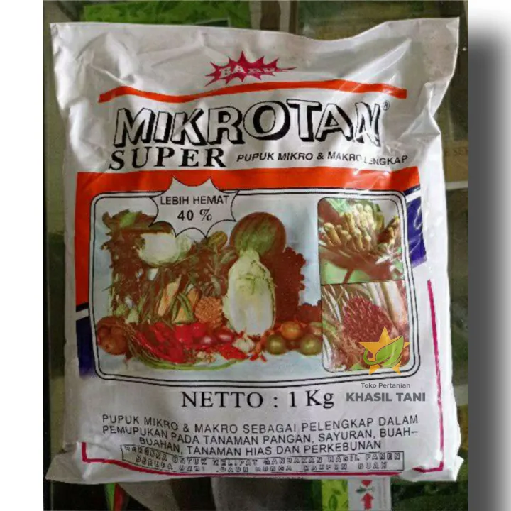 Pupuk Mikro Makro Lengkap MIKROTAN SUPER Netto 1kg | Lazada Indonesia