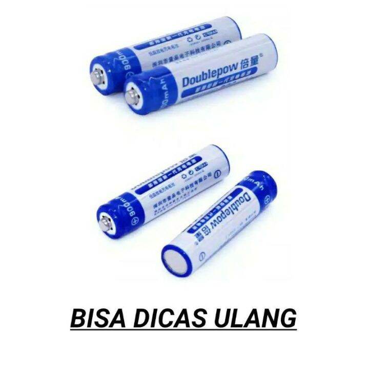 Baterai AAA a3 900mAh Batre 1.2V Baterai Charge Cas Rechargeable 1pcs ...