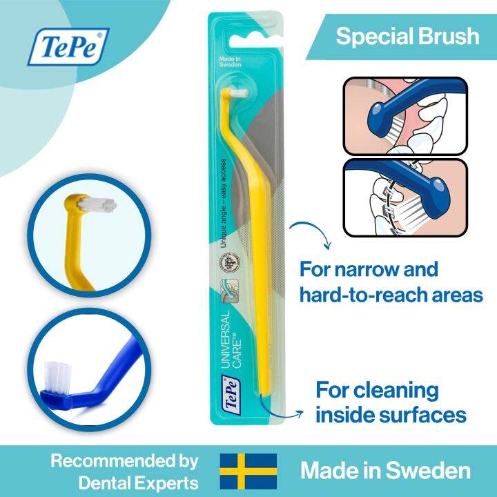 [Made in Sweden] Premium TEPE Universal Care Toothbrush | Lazada