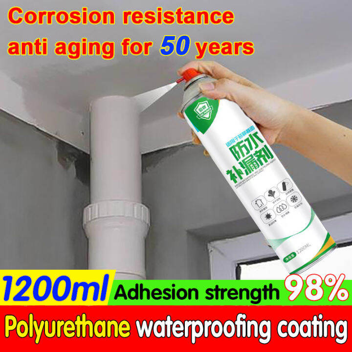 【Best Selling】Waterproof Sealing Spray 1200ml (White) For Roof Wall ...
