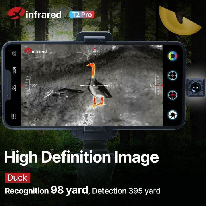 InfiRay Infrared Thermal Imager T2 PRO Hunting Camera Outdoor Search Thermal Sensing Night ...