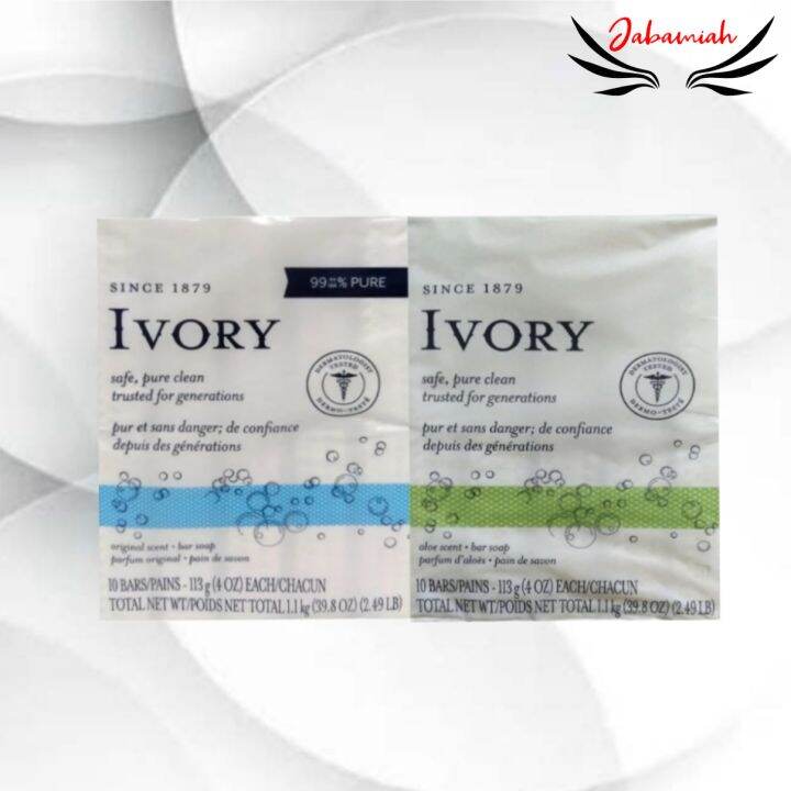 Sold per bar IVORY CLEAN SOAP ORIGINAL & ALOE SCENT 113G and 90g ...