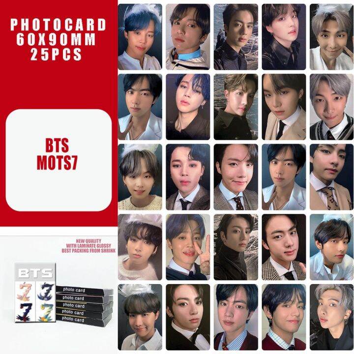 Photo Card BTS isi 25 ( 1 sisi ) / get Freebies / Rm / Jin / suga/jhope ...
