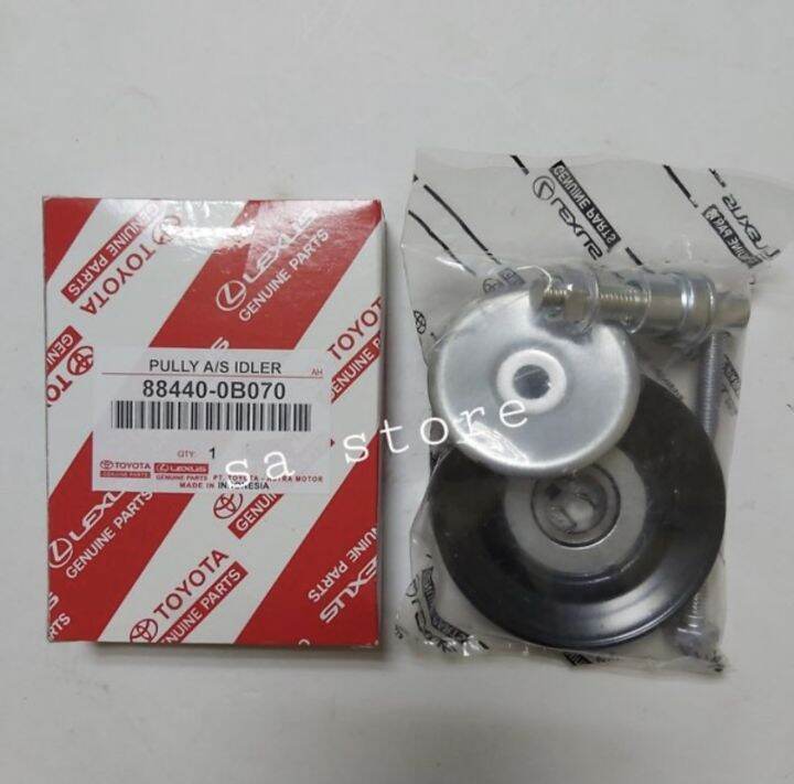 Pully ac - puly tensioner set Toyota Kijang 7K lubang besar | Lazada ...