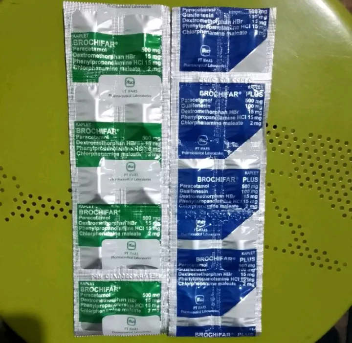 BROCHIFAR® PLUS (Obat Batuk, Pilek, Demam, Panas, Nyeri) | Lazada Indonesia