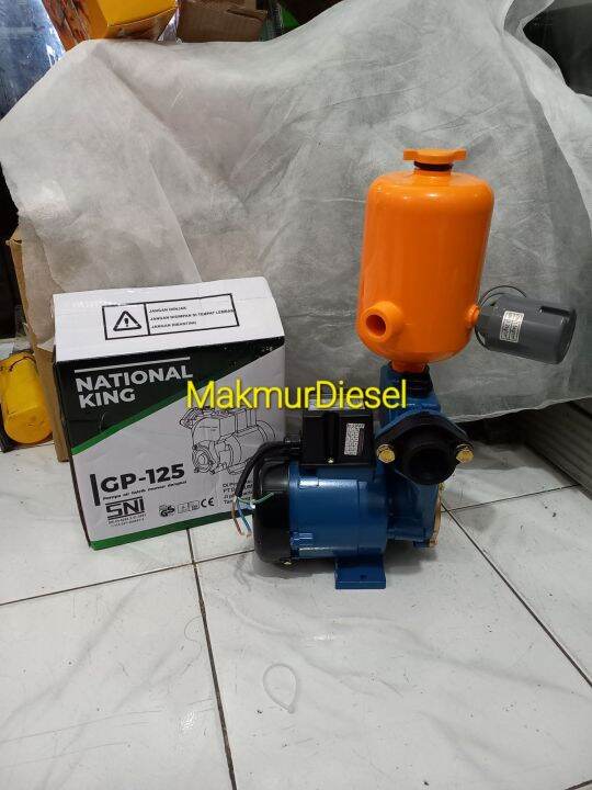 Pompa NATIONAL KING GP-125 + Otomatis Tabung Fiber | Lazada Indonesia