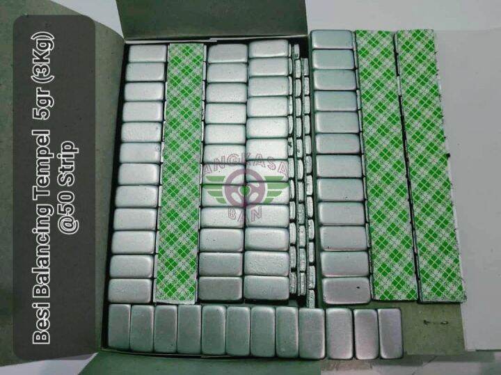 Besi Balancing Tempel 3KG, FE 5gr (50 strip per Box) | Lazada Indonesia