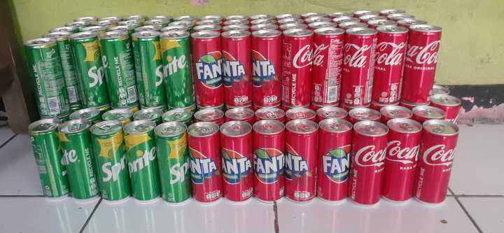 fanta sprite cola ukuran kaleng. | Lazada Indonesia